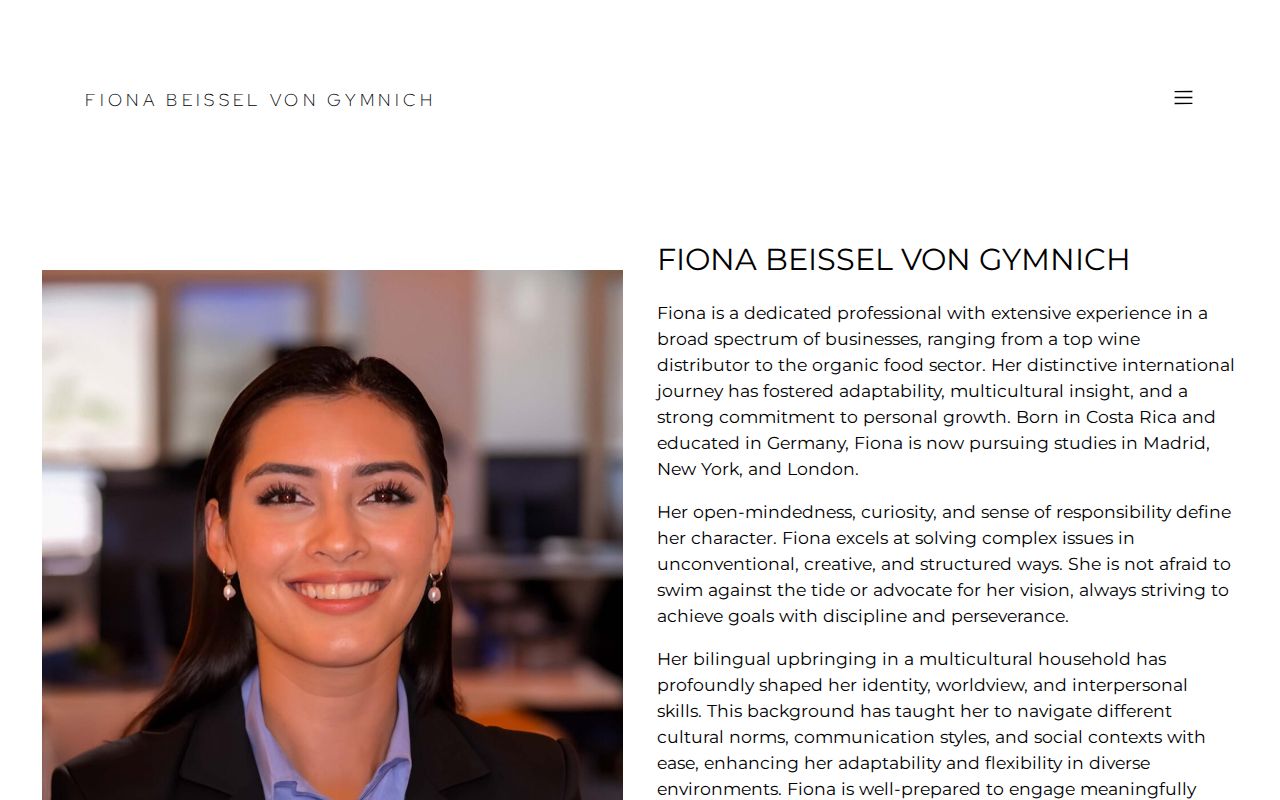 FIONA BEISSEL VON GYMNICH